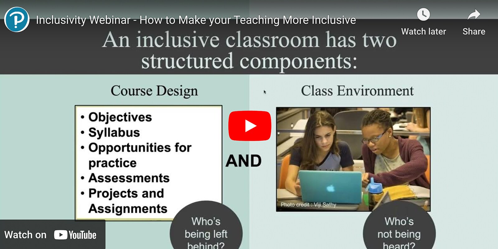 Help incorporate ED&I into my teaching