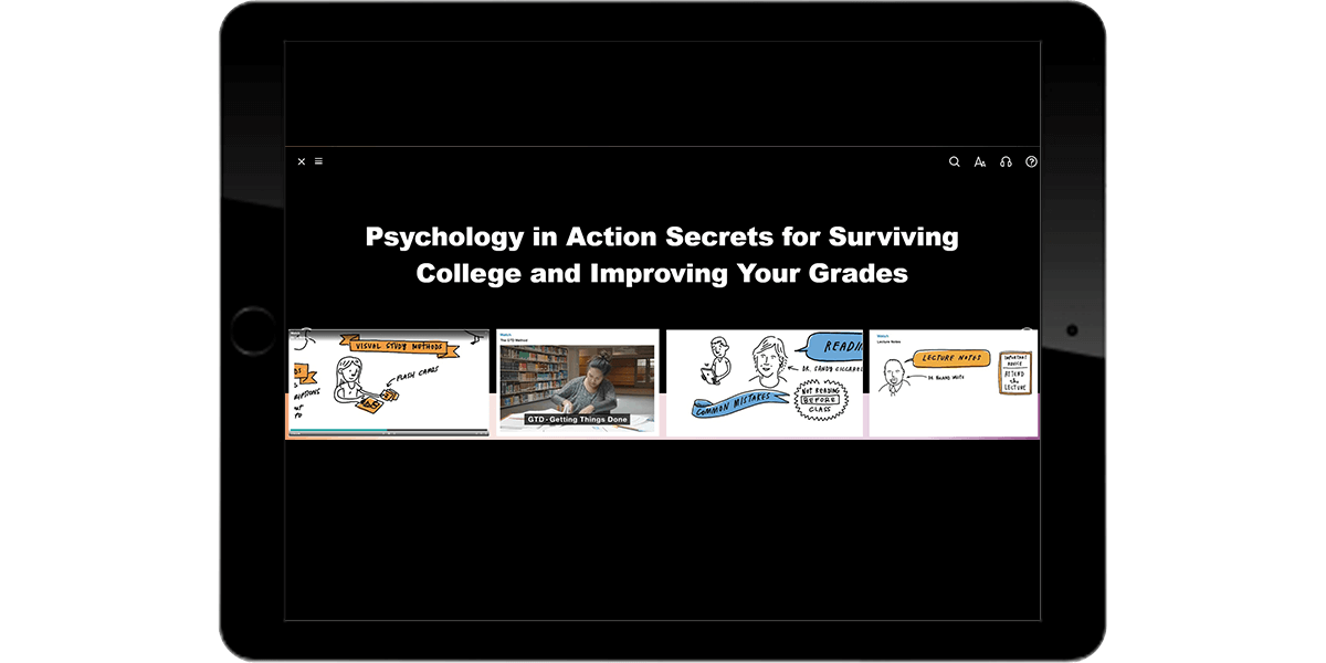 Intro Psychology learning tools – engaging students, empowering educators